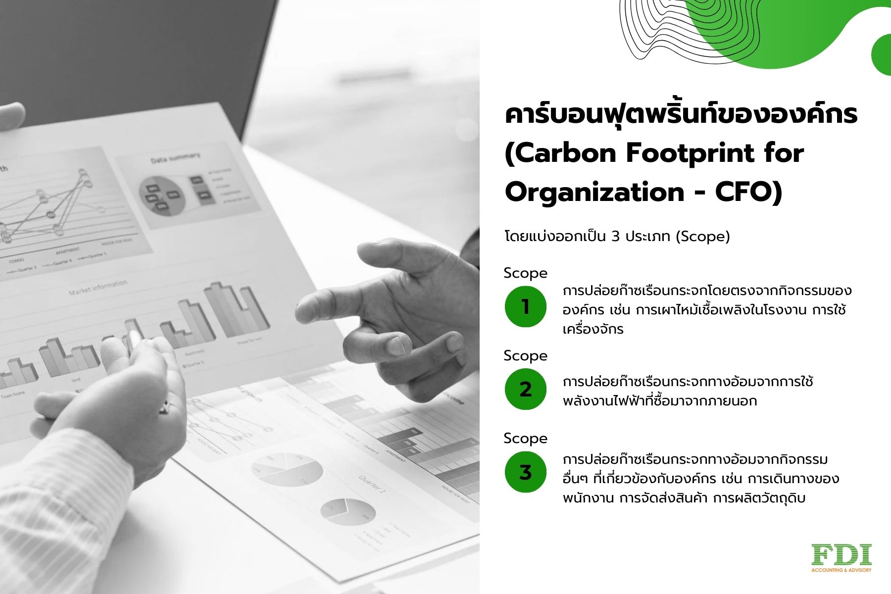 คาร์บอนฟุตพริ้นท์ มีกี่ประเภท ? - FDI